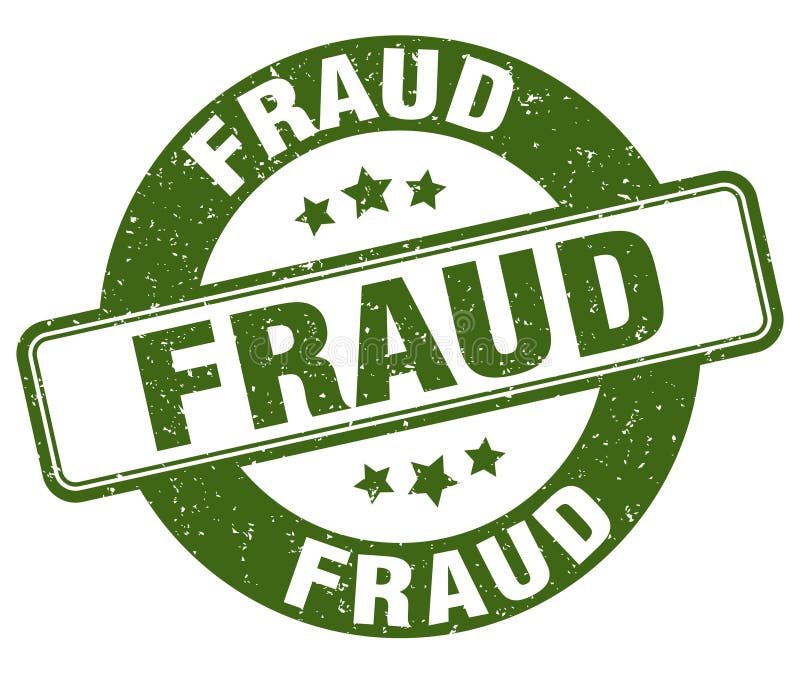 Fraud Stamp. Fraud Label. Round Grunge Sign Stock Vector - Illustration ...