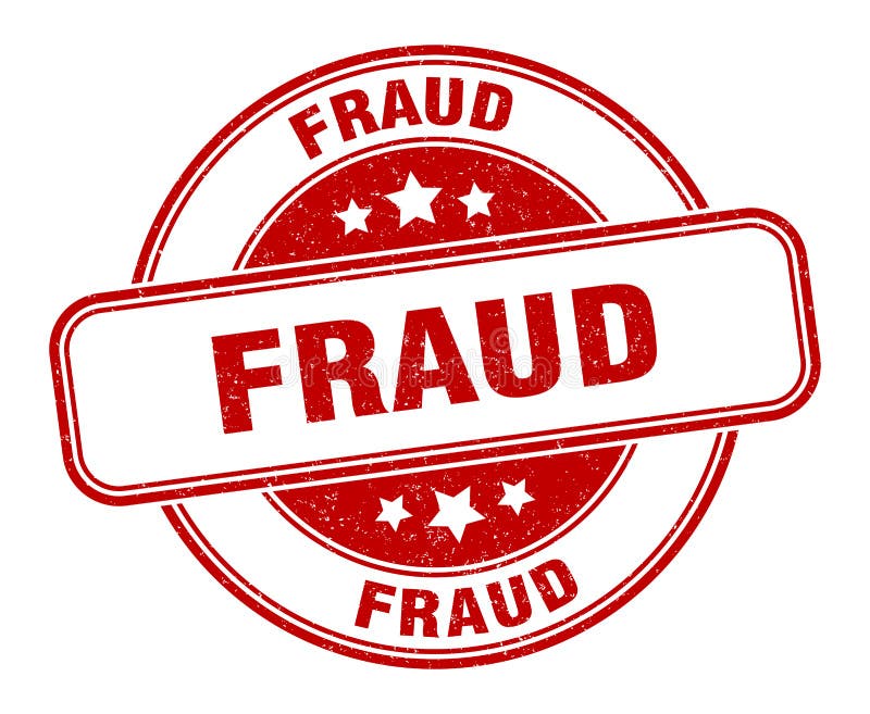 Fraud Stamp. Fraud Round Grunge Sign Stock Vector - Illustration of ...