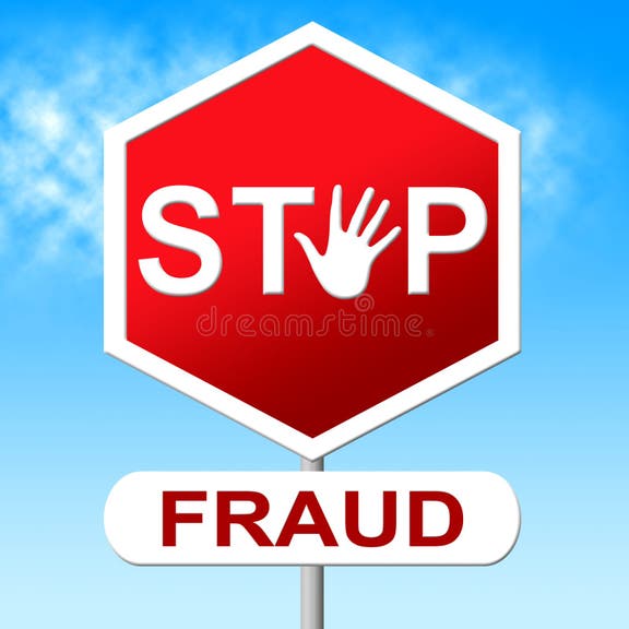 Fraud Represents Warning Sign Cheat Stock Illustrations – 1 Fraud ...