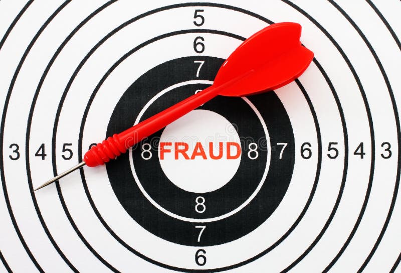 Fraud target concept stock image. Image of dart, concept - 174360661