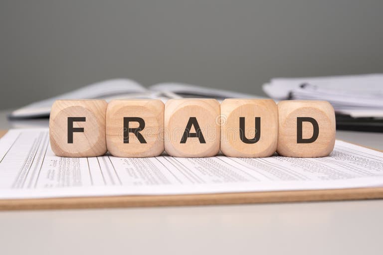 FRAUD Text on Alphabet Wood Blocks Stock Image - Image of word ...