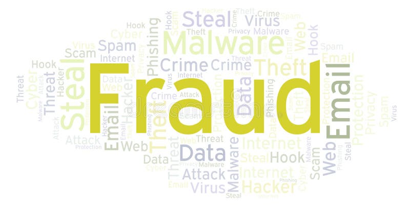 Fraud word cloud. stock illustration. Illustration of print - 126092847