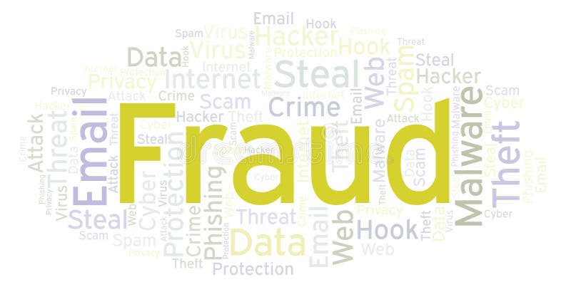 Fraud word cloud. stock illustration. Illustration of steal - 126092770