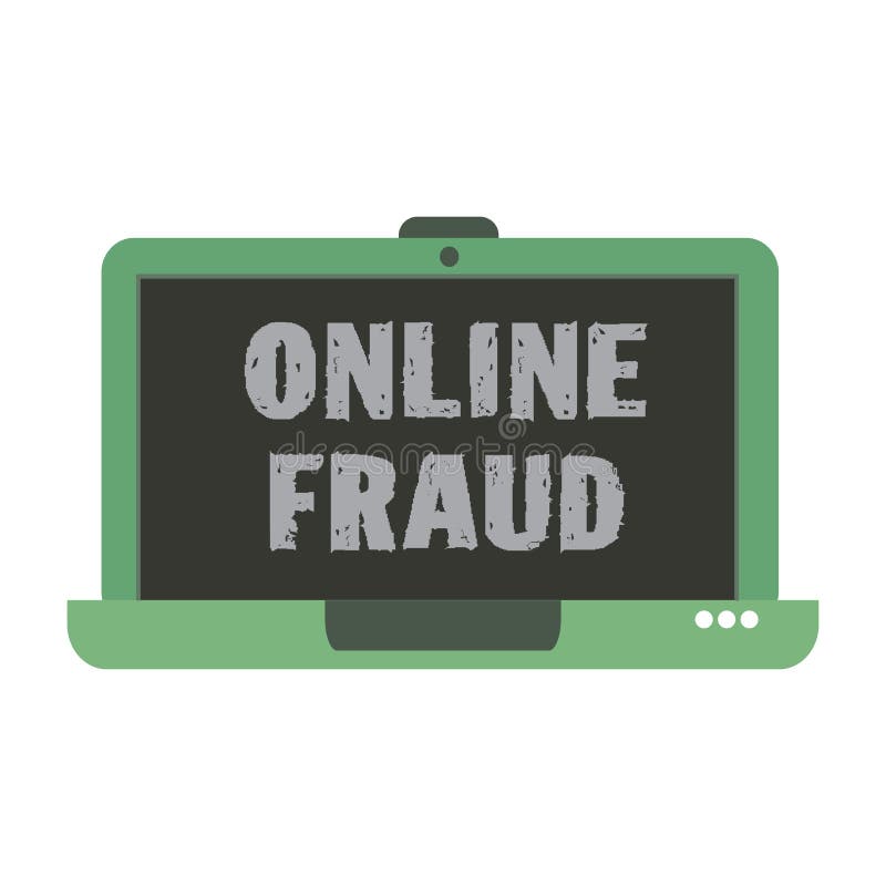 Extracto En Línea Del Fraude Stock de ilustración - Ilustración de tech ...