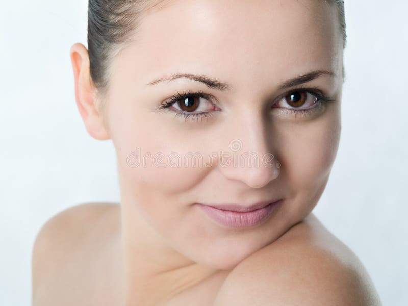 Frauengesicht stockbild. Bild von zauber, frech, frische - 17479495
