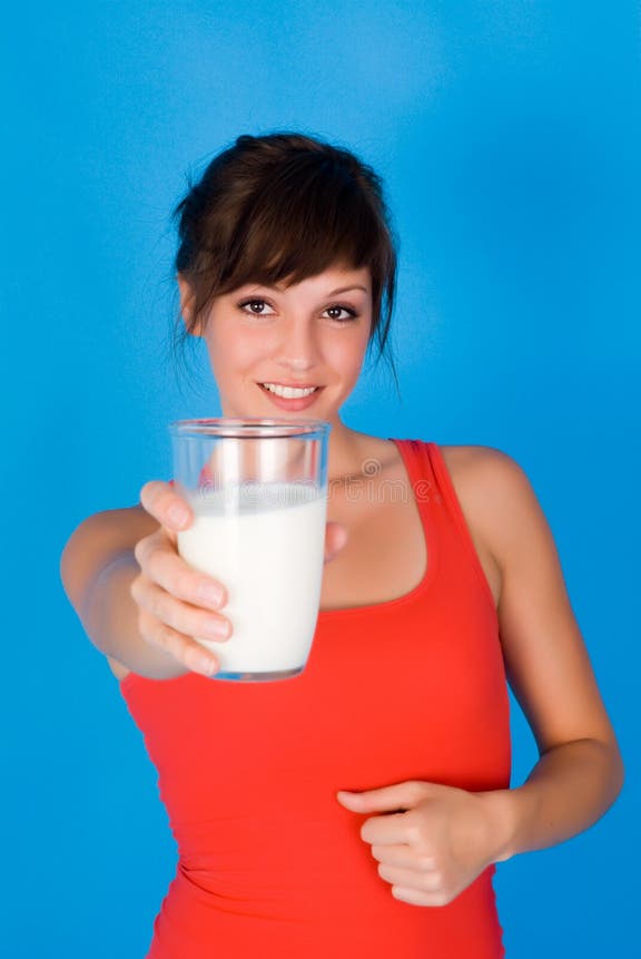 Frauenmilch stockfoto. Bild von mädchen, gesicht, lebensstil - 5100266