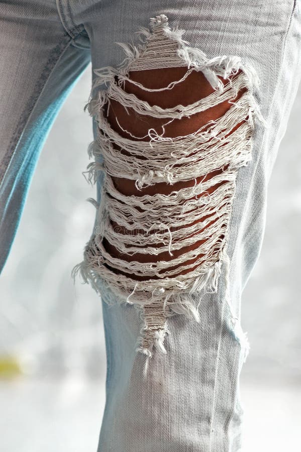 Frayed jeans texture stock photo. Image of style, fashion - 10006146