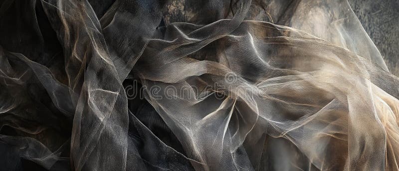 Frayed Ribbons with Loose Threads Showcase Rustic Elegance in Textured ...