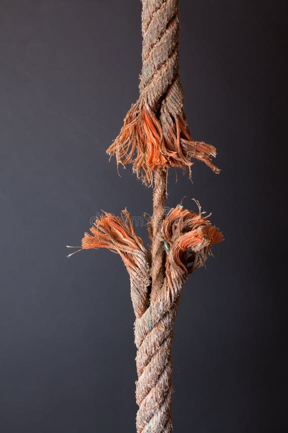 Frayed rope stock image. Image of fiber, strength, breaking - 41773975