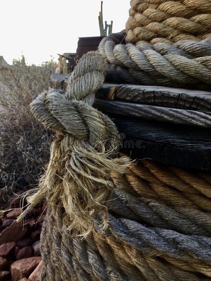 Frayed rope stock image. Image of frayed, outdoors, rope - 141240441