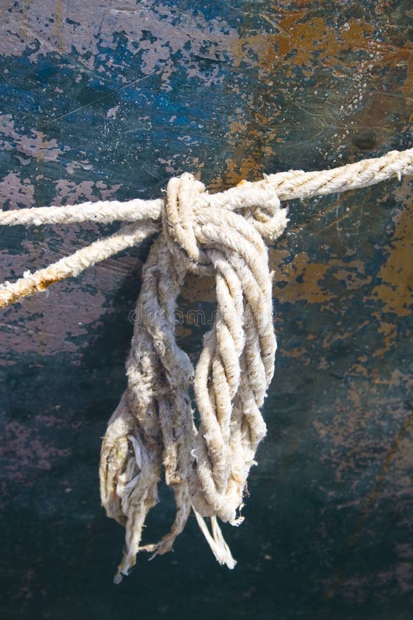 Wound rope stock image. Image of heavy, cord, black, manilla - 5590077