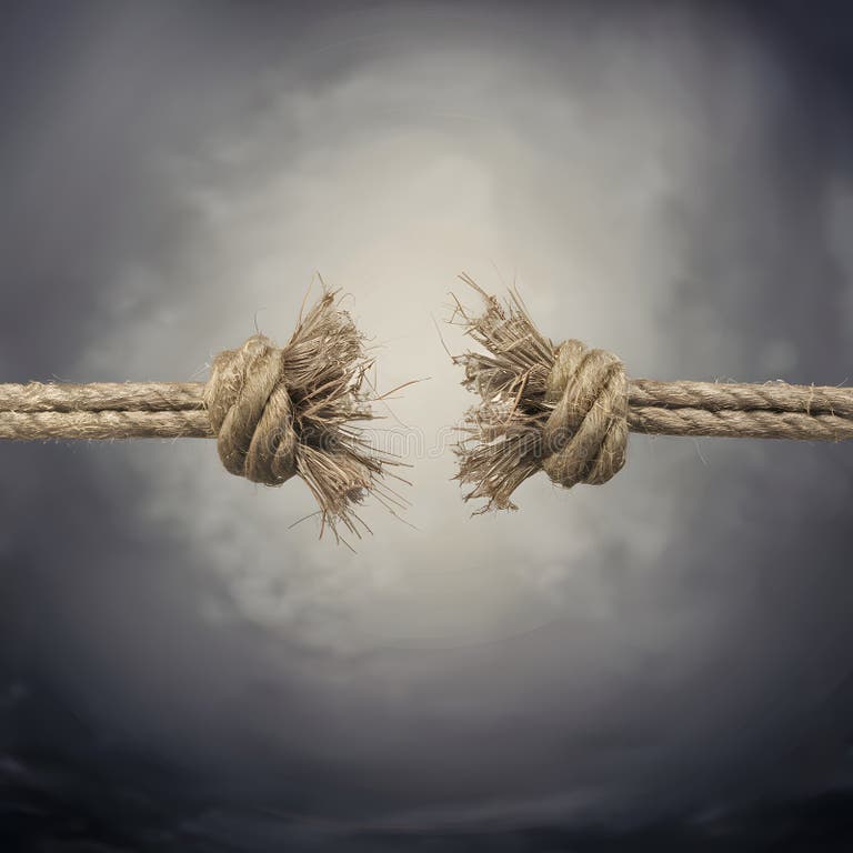 Frayed Rope Breaking Stock Illustrations – 67 Frayed Rope Breaking ...