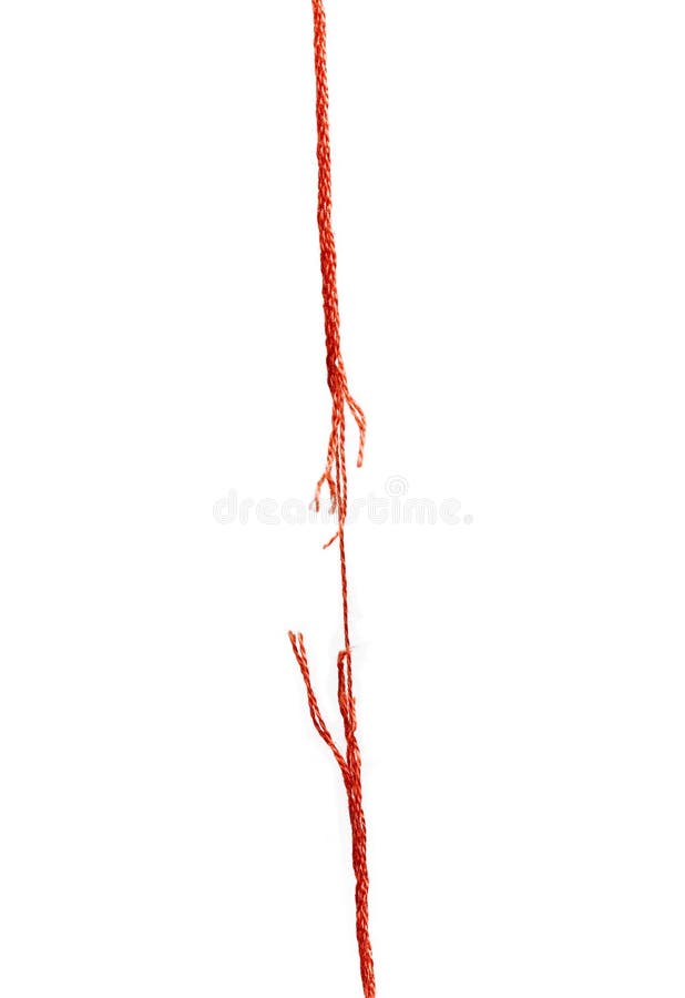 Frayed Rope about to Break stock image. Image of loop - 7560031