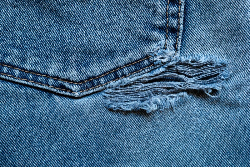 Frayed And Torn Old Jeans Stock Image Image Of Color 4491903