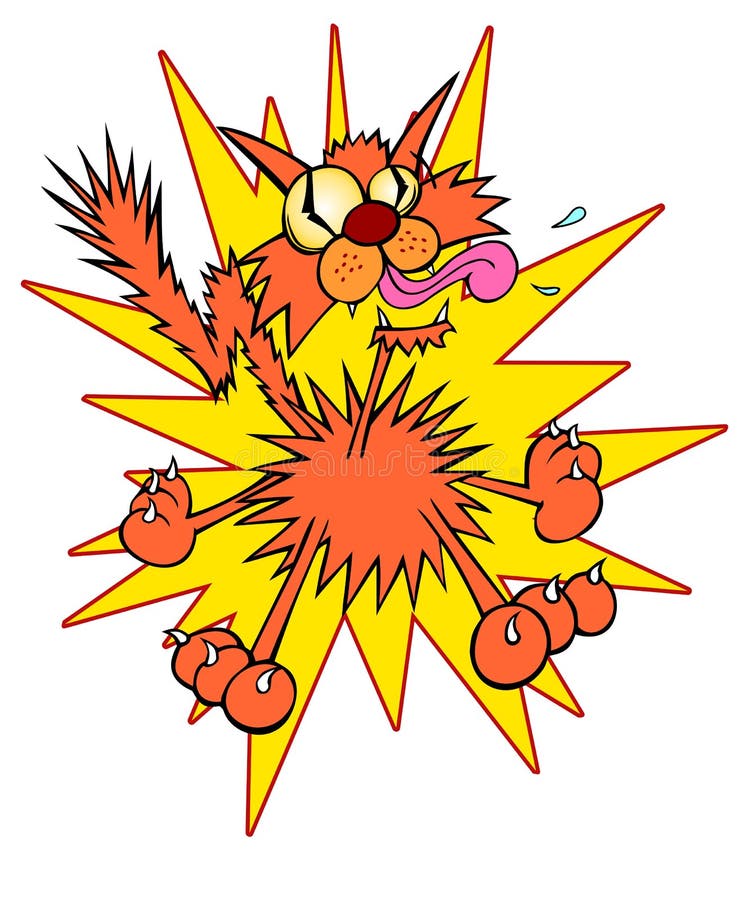 Frazzled illustration de vecteur. Illustration du chargé - 94337622