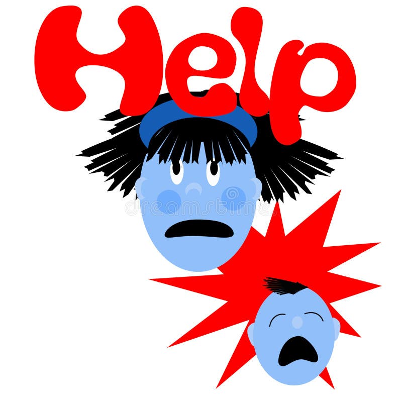 Frazzled Individual Clipart