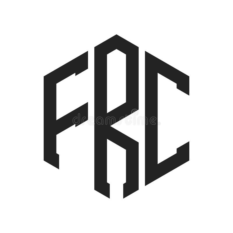 FRC Logo Design. Initial Letter FRC Monogram Logo Using Hexagon Shape ...