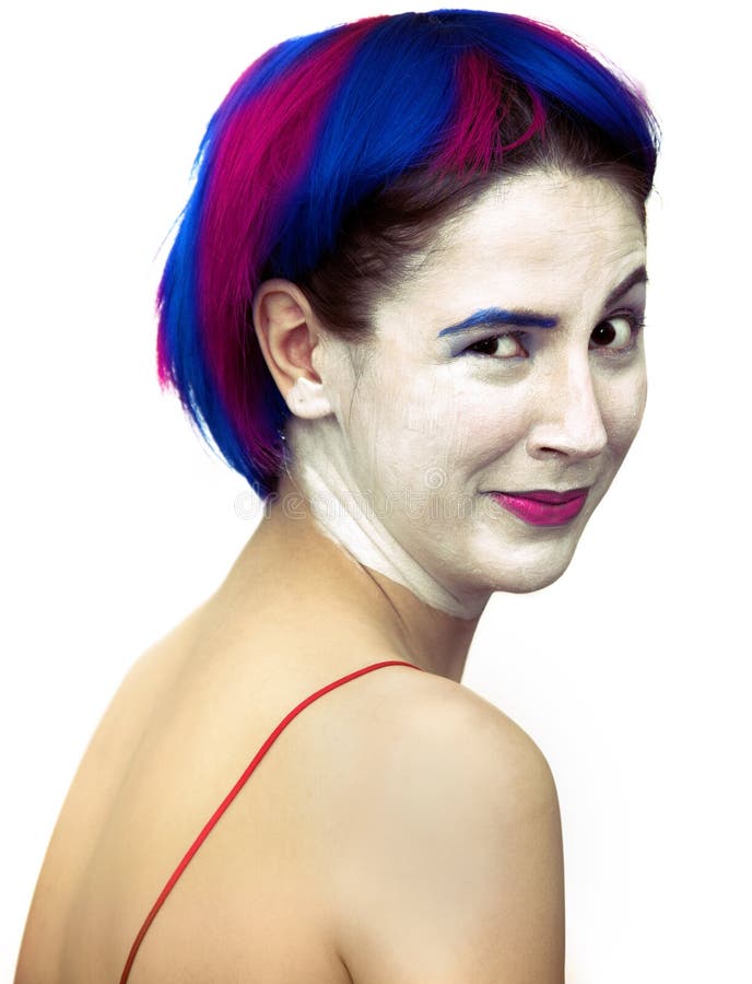 Freak stock image. Image of woman, strange, japan, face - 14890289