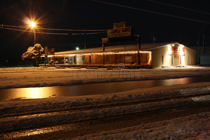 Freak Texas Winter Snow Storm Blizzard Editorial Photo - Image of texas ...