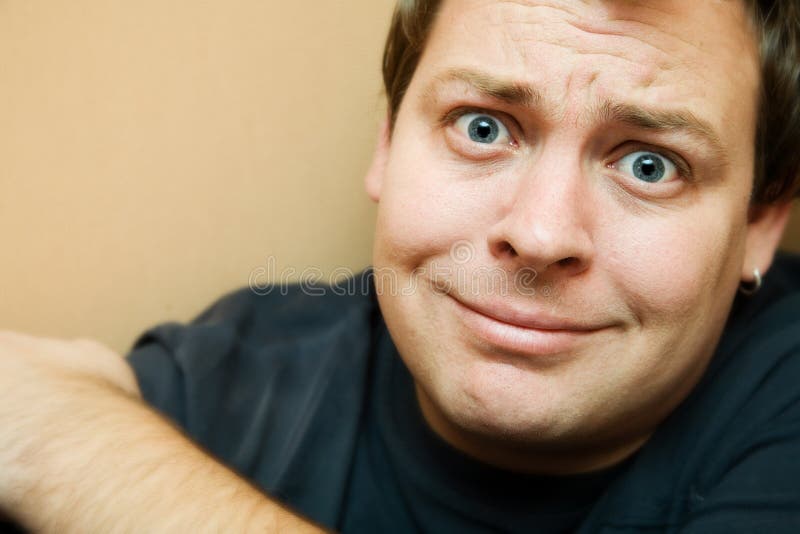 Freaked out stock photo. Image of blond, nervous, emotions - 461894