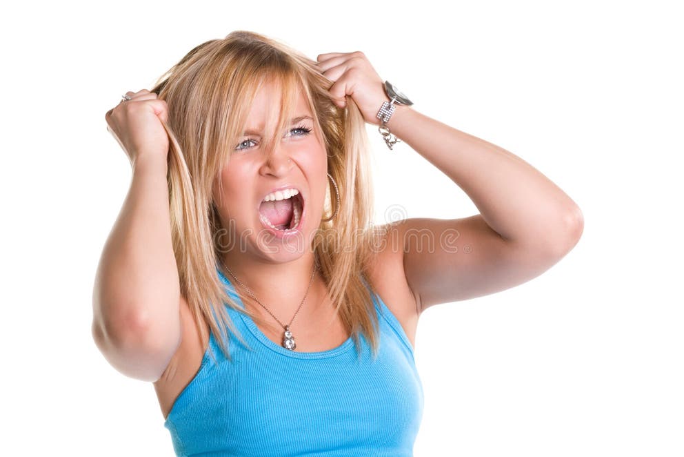 Freaking out stock image. Image of teen, beautiful, freaking - 5708033