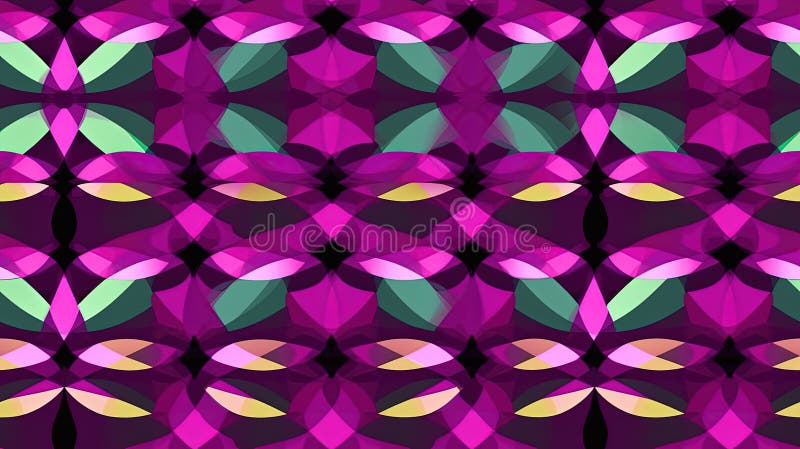 Freaky Color Fabric Pattern Design Stock Illustration - Illustration of ...