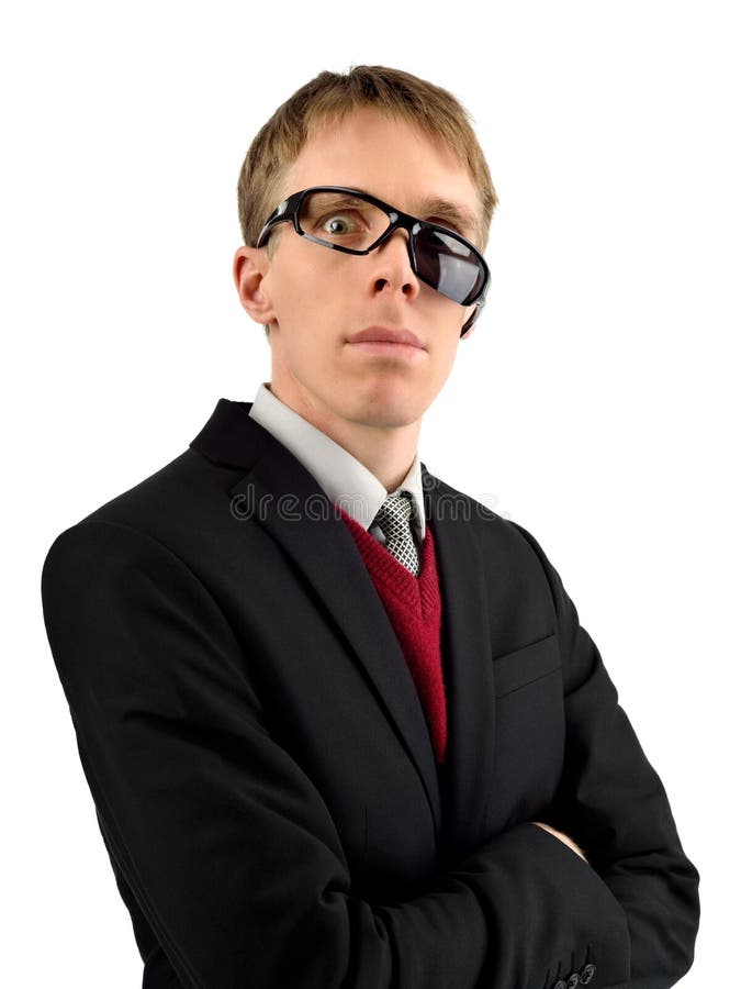 Obscure Freaky Smiling Psycho Man Stock Photo - Image of close ...