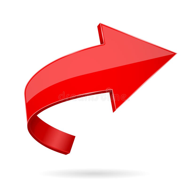 Freccia Rossa 3d Illustrazioni, Vettoriali E Clipart Stock – (3,407 ...