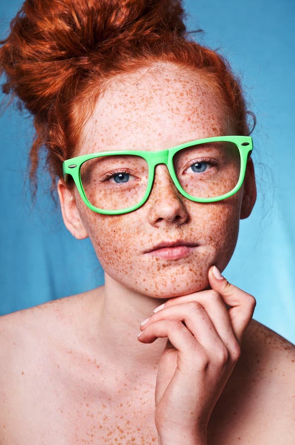 Freckled beauty stock photo. Image of cosmetic, beauty - 25846638