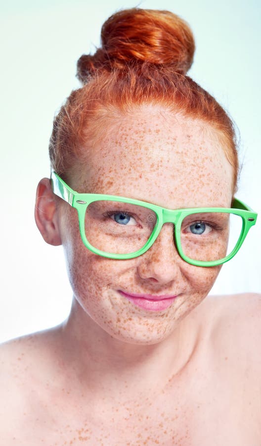 Freckled beauty stock image. Image of makeup, care, alternative - 25846667
