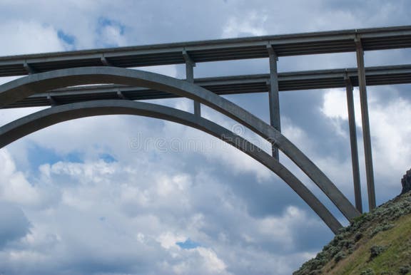 Fred G Redmon Bridge stock image. Image of redmon, blue - 71057411