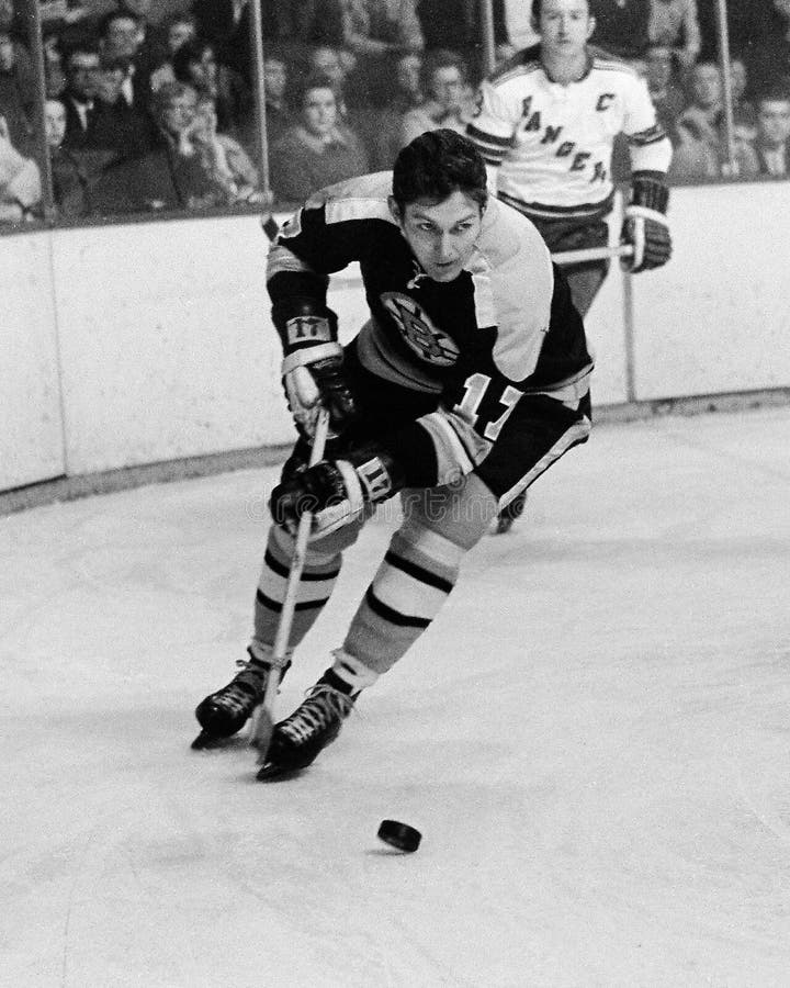 Fred Stanfield, Boston Bruins. Editorial Stock Image - Image of game ...