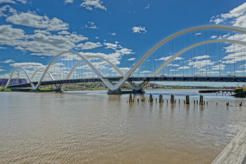 The Frederick Douglass Bridge in Washington, DC Stock Image - Image of ...