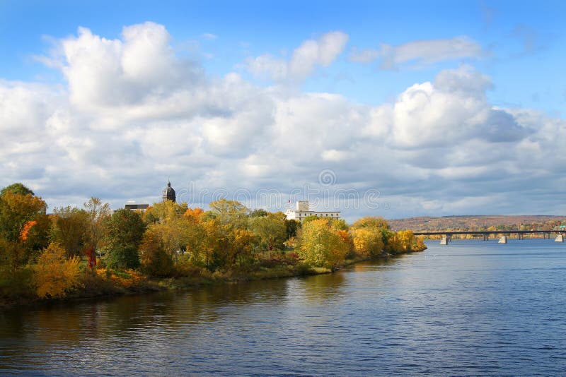 Fredericton New-Brunswick, Kanada Stockbild - Bild von heiliger, stadt ...