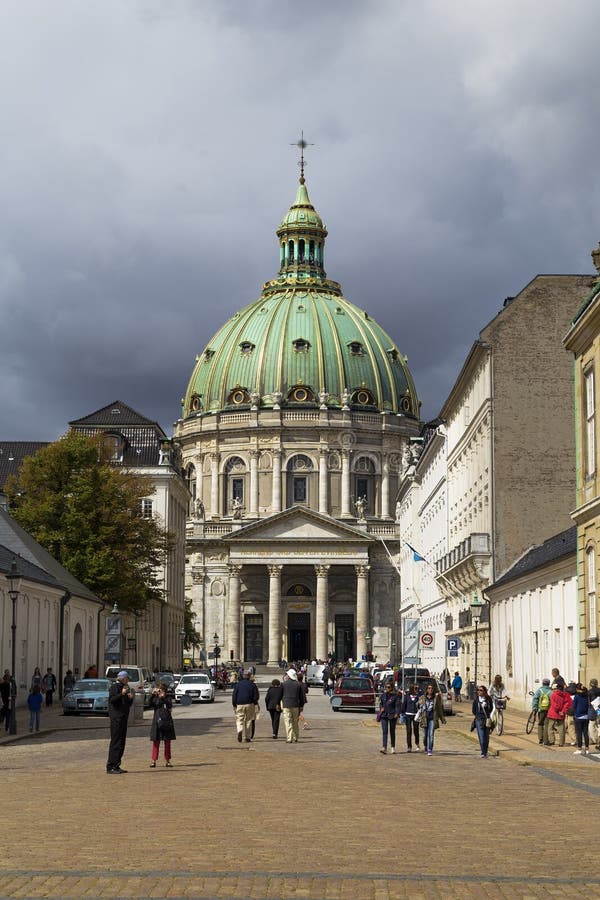 Chiesa Di Fredericks A Copenhaghen, Danimarca Fotografia Stock ...