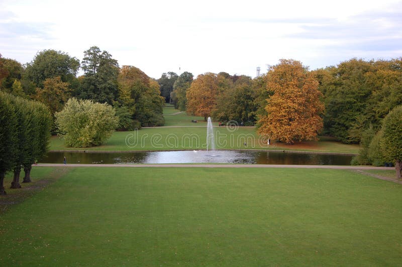 Frederiksberg Park, Denmark Stock Image - Image of europe, design: 98667475