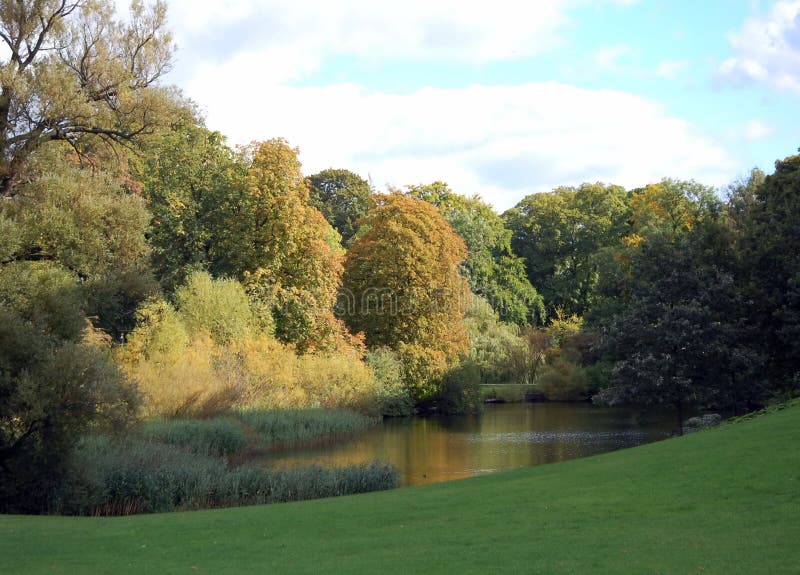 Frederiksberg Park, Denmark Stock Photo - Image of frederiksberg ...