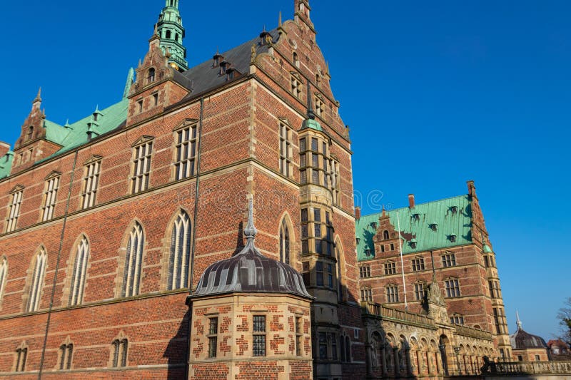 Frederiksborg Castle in Hillerod, Denmark Stock Photo - Image of ...