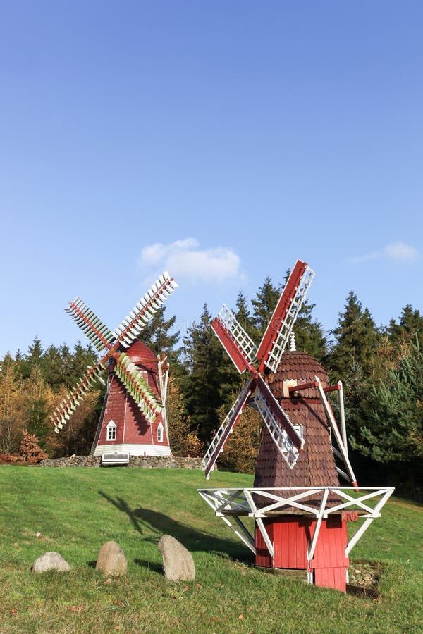 Frederikshab windmill park editorial image. Image of outdoors - 62587010