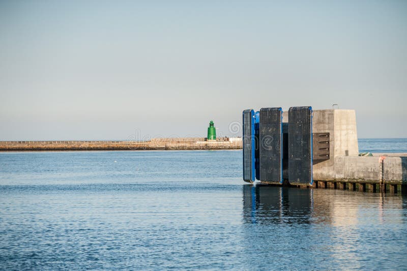 Breakwaters on a Sunny Spring Evening Editorial Photography - Image of ...