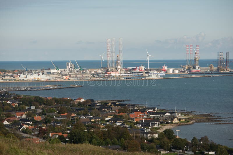 Frederikshavn Denmark Overview Stock Image - Image of travel, north ...