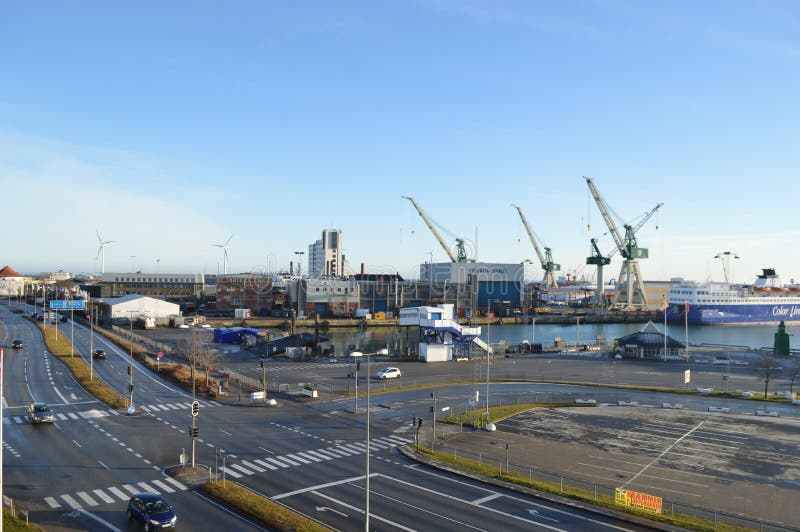 Frederikshavn in Denmark editorial stock image. Image of travel - 93121894