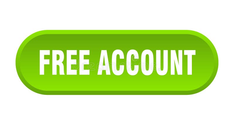Free account button stock vector. Illustration of create - 196829331