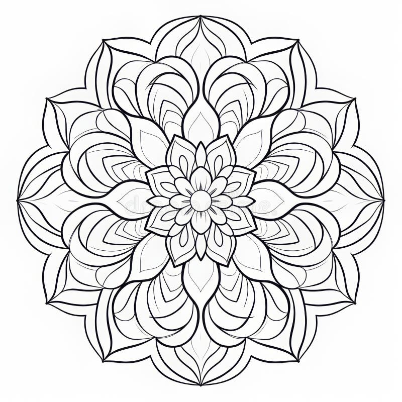 Free Adult Coloring Pages With Flower Patterns For Beautiful Mandalas