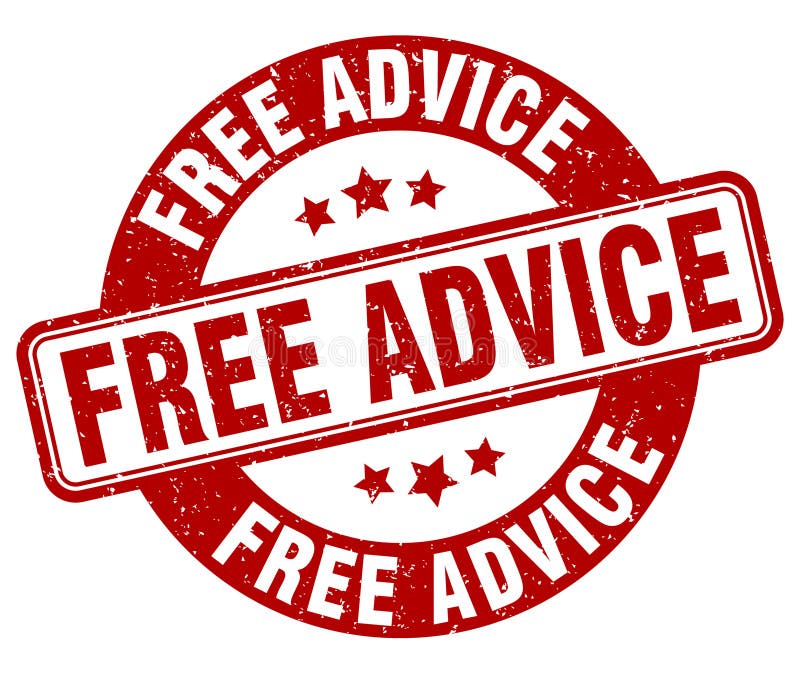 Free Advice Stamp. Free Advice Label. Round Grunge Sign Stock Vector ...