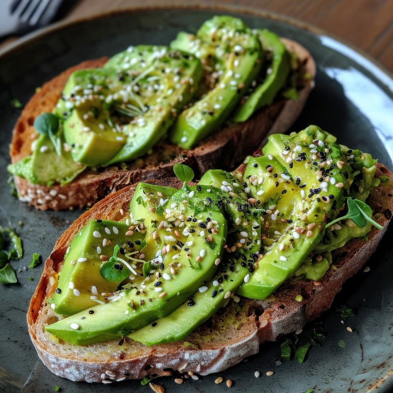 Free Avocado Toast on Bread Stock Image - Image of vegetarian ...