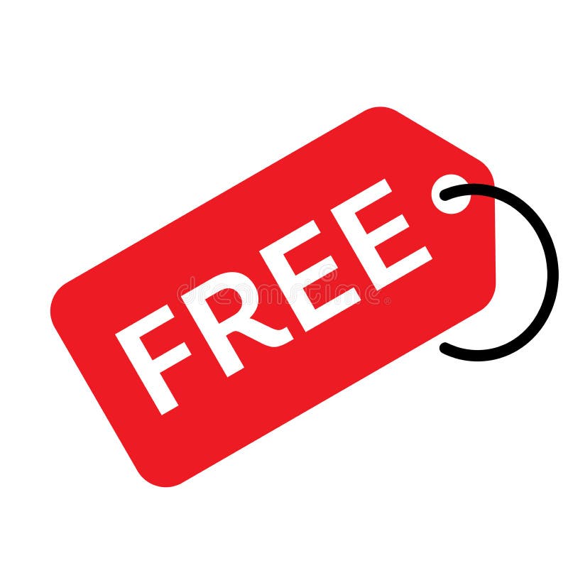 Free Sign of Product, Free Symbol of Goods Stock Vector - Illustration ...