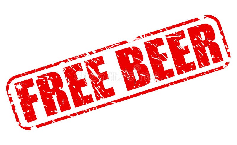 Free Beer red stamp text stock illustration. Illustration of drink ...