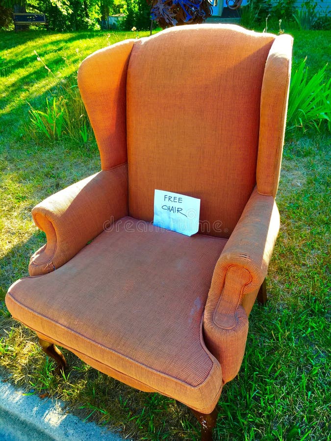 Free Chair stock image. Image of couch, armchair, curb - 74934345