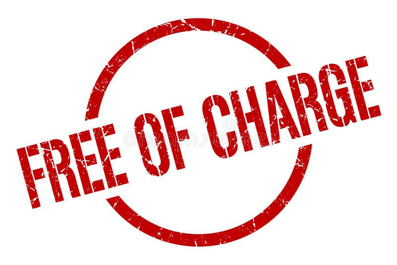 Free of charge stamp stock vector. Illustration of sticker - 136944017